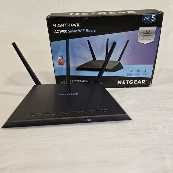 netgear | Networking | Netgear Nighthawk Ac90 R7000 Smart Wifi Router Gaming Streaming No Cables ...